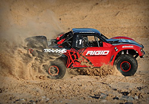 Traxxas Unlimited Desert Racer 4X4 RC Race Truck, Red
