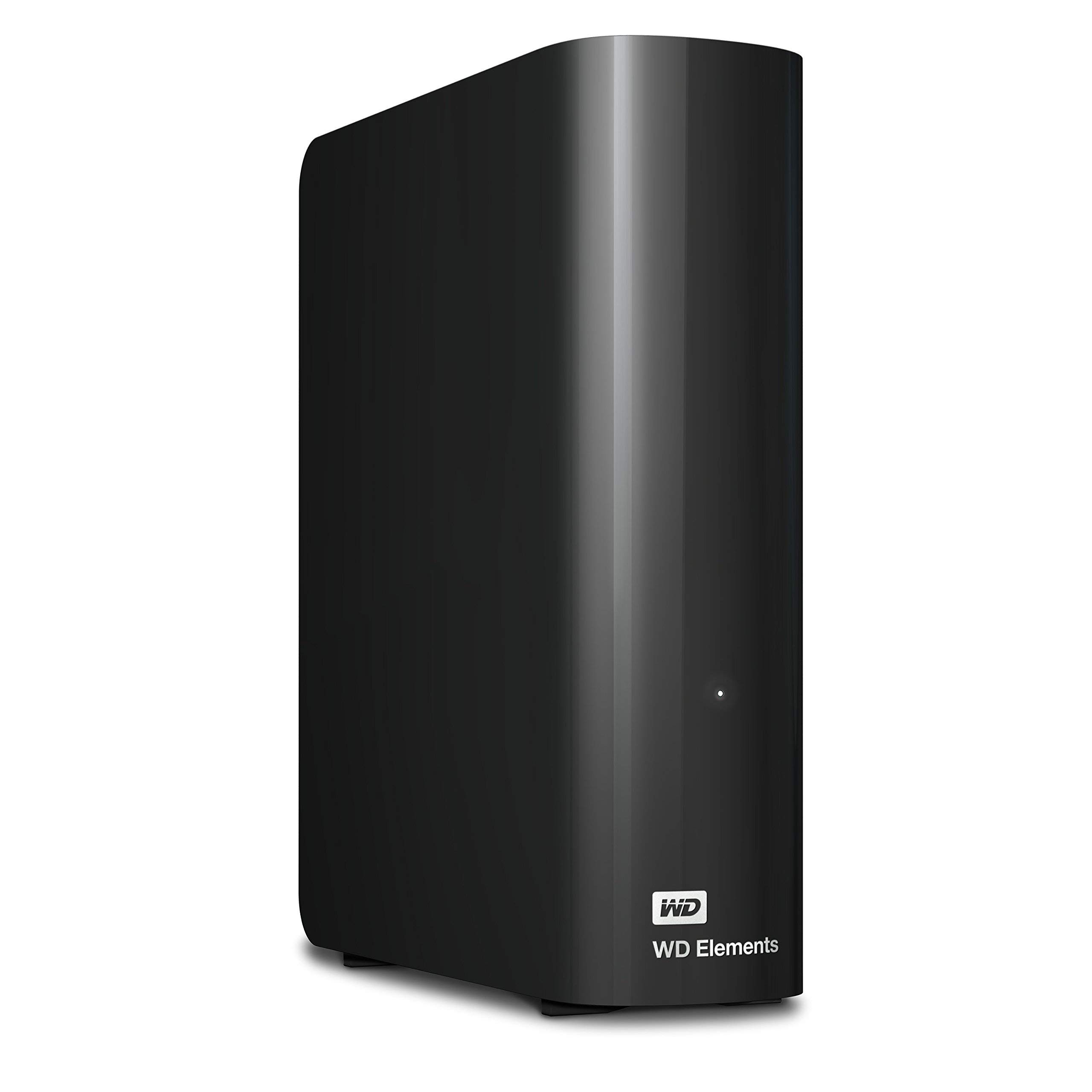 WD 12TB WD Elements Desktop Hard Drive, USB 3.0 - WDBWLG0120HBK-NESN (Renewed)
