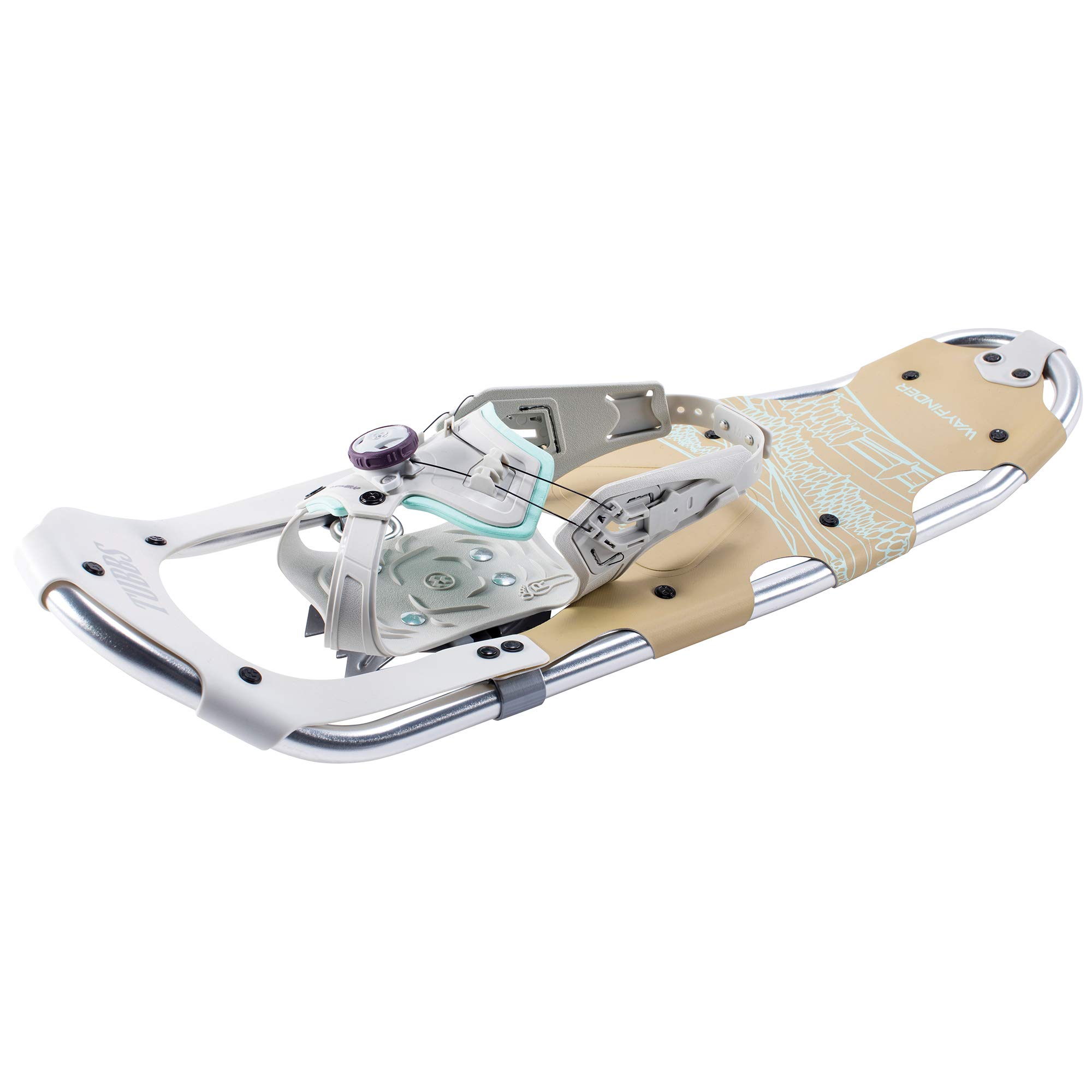 Tubbs Women's Wayfinder Trail Walking Snowshoes, Khaki/White, 21 in.