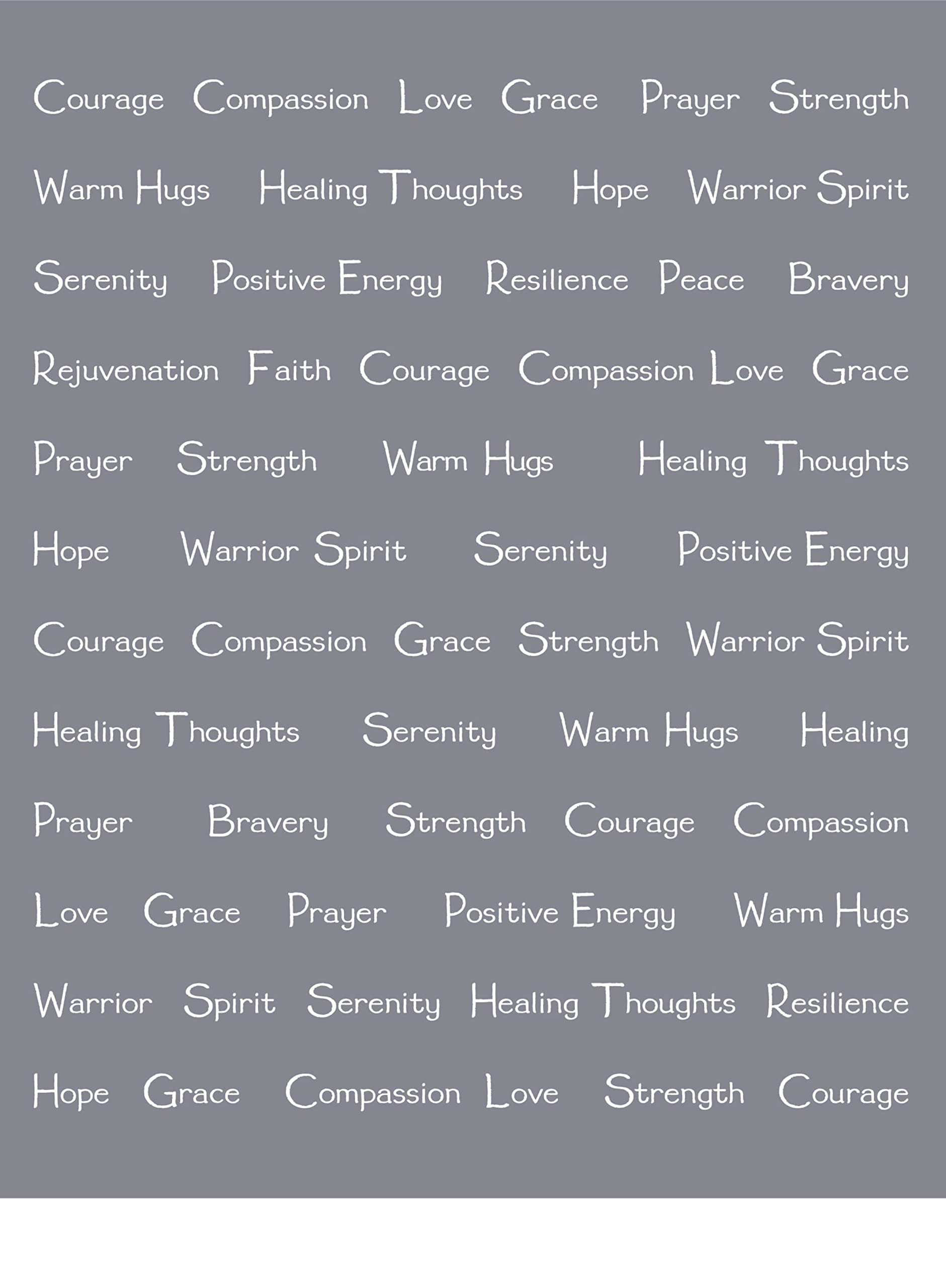 WOLF CREEK BLANKET - Compassion Blanket (Brand)- Strength Courage Super Soft Warm Hugs, Get Well Gift Blanket Plush Healing Thoughts Positive Energy Love & Hope with Fluffy Comfort (50x 65)