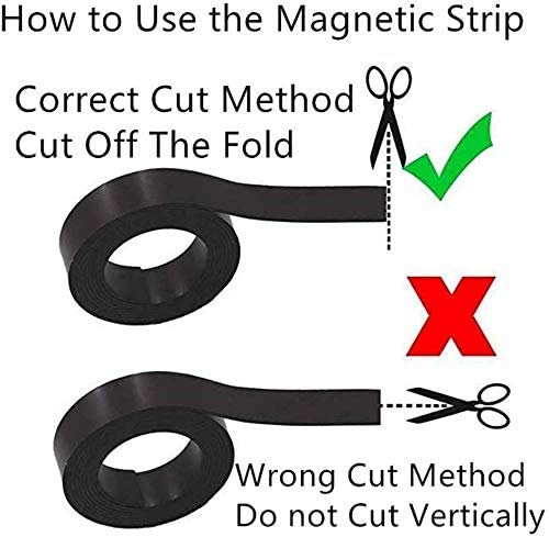 YaruiTop Boundary Magnetic,13 Feet Marker Stripes Tape Compatible with Neato Shark ION Robot Vacuum,Alternative Accessories Magnetic Strip Tape