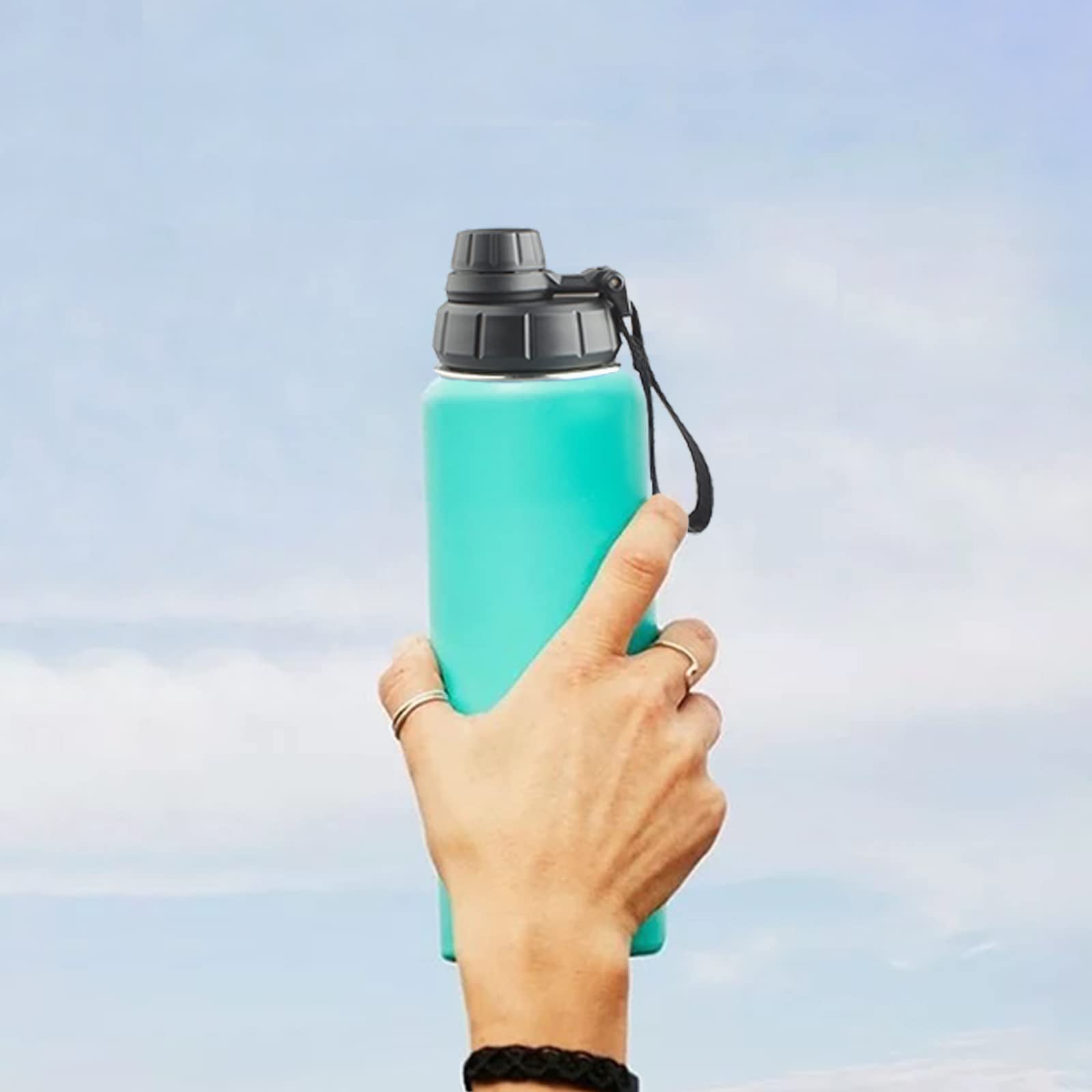 WishDirect Wide Mouth Lid for Hydro Flask, Simple Modern, Takeya, Iron Flask, BUZIO Wide Mouth Water Bottles - 2 Pack