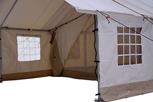 WHITEDUCK Alpha Wall Tent Porch for Hunting, Family Camping & Outdoor Activities (10'x12', Canvas)