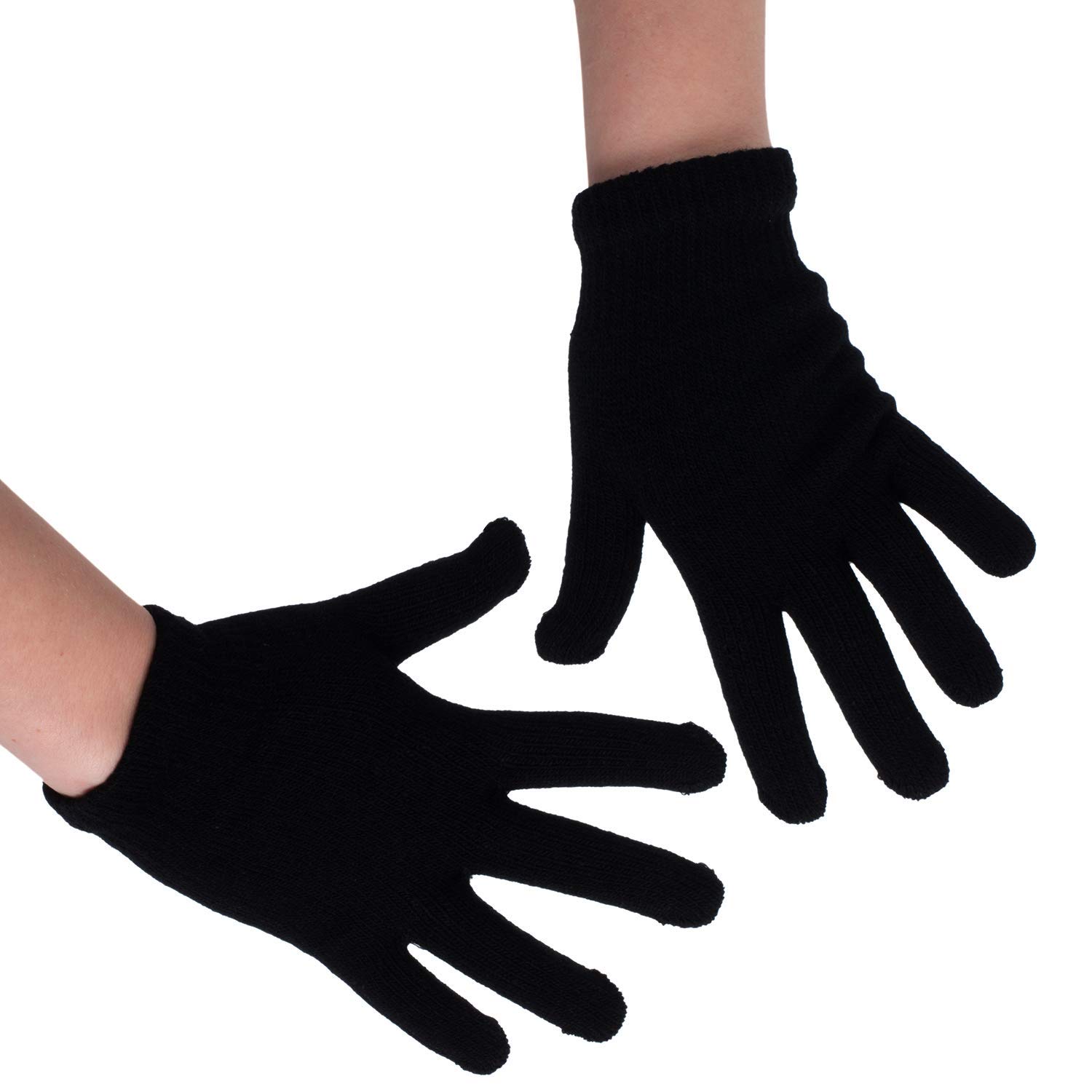 Yacht & Smith Wholesale Bulk Winter Magic Gloves Warm Brushed Interior, Stretchy Assorted Mens Womens