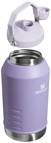 Stanley Iceflow Fast Flow Jug | Recycled Stainless Steel Water Tumbler | Keeps Drink Cold and Iced for Hours | Easy Carry Handle | 96 OZ | Lavender