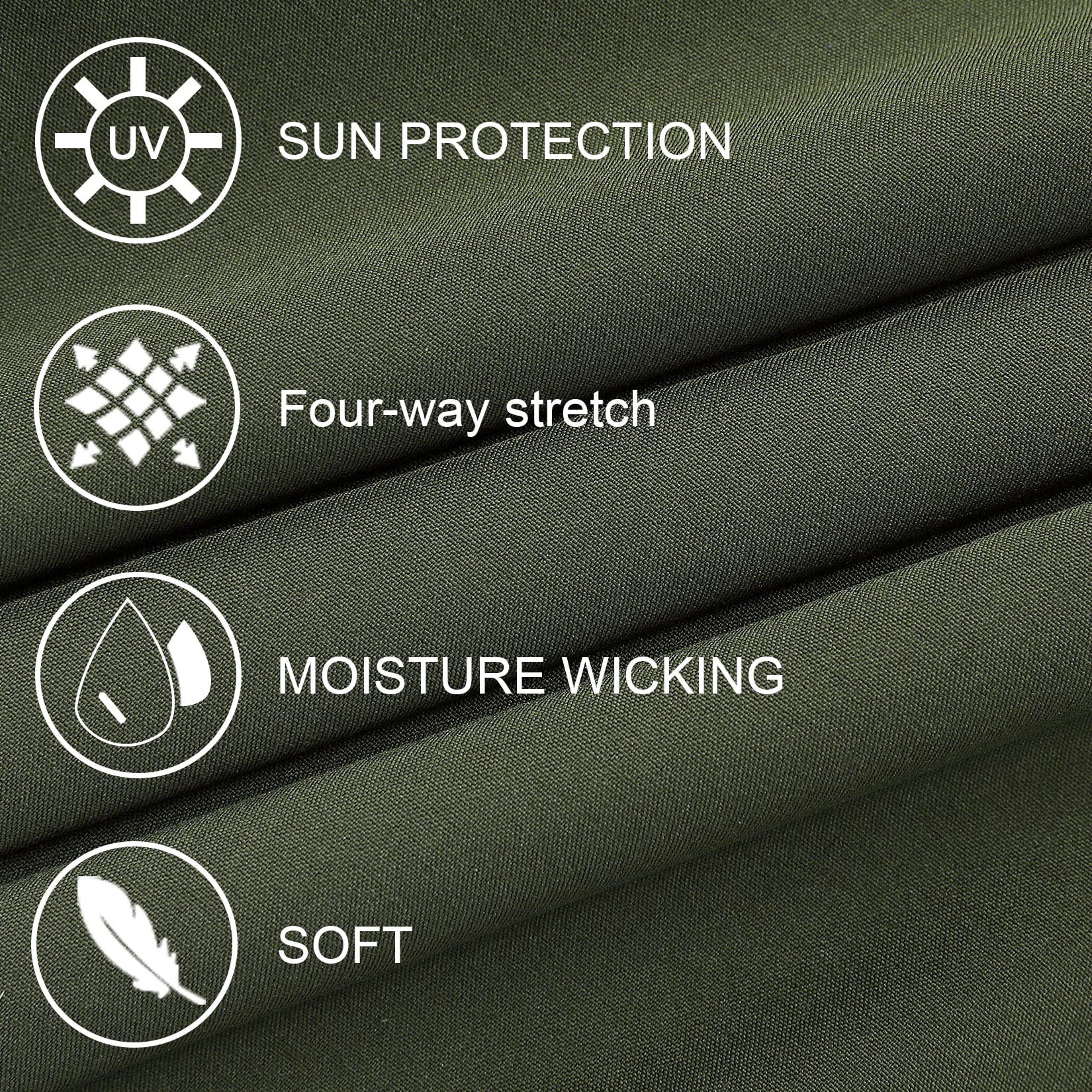 Women's 5" / 7" Hiking Shorts with Cargo Pockets Quick Dry Lightweight Athletic Shorts for Summer Casual Army Green