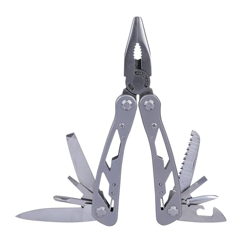 STANLEY Multitool, 12-in-1, Stainless Steel, Black Pouch (84-519K)