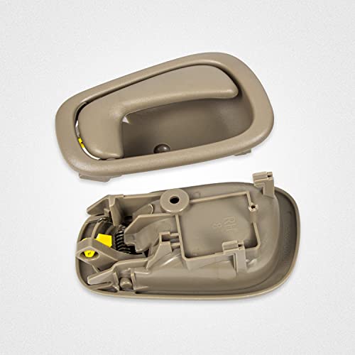 Wztepeng 8Pcs Door Handle Interior Exterior Door Handles Set Front Rear Driver & Passenger Side Compatible withToyota Corolla Chevy Prizm 1998 1999 2000 2001 2002