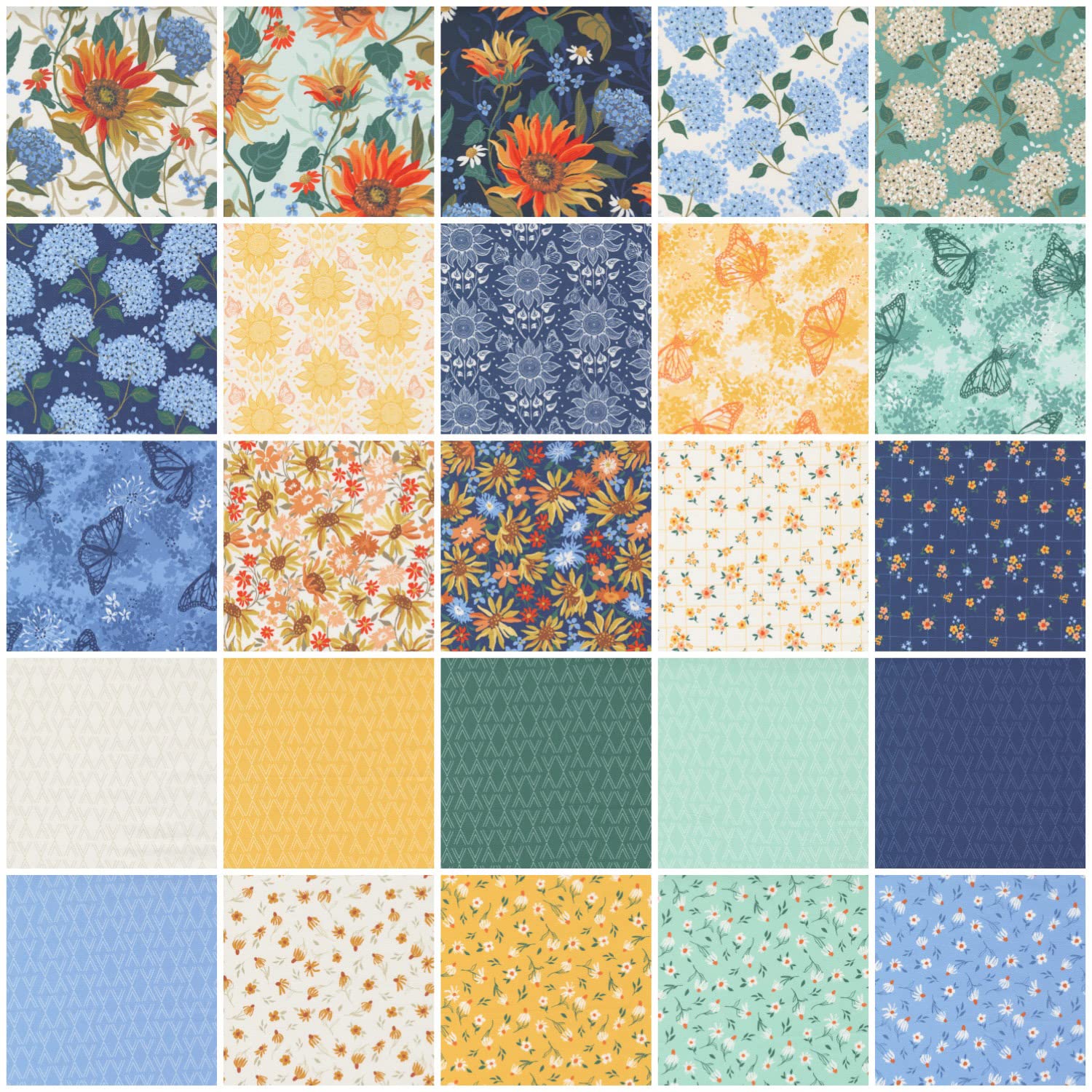 Sundance Charm Pack by Crystal Manning; 42-5" Precut Fabric Quilt Squares