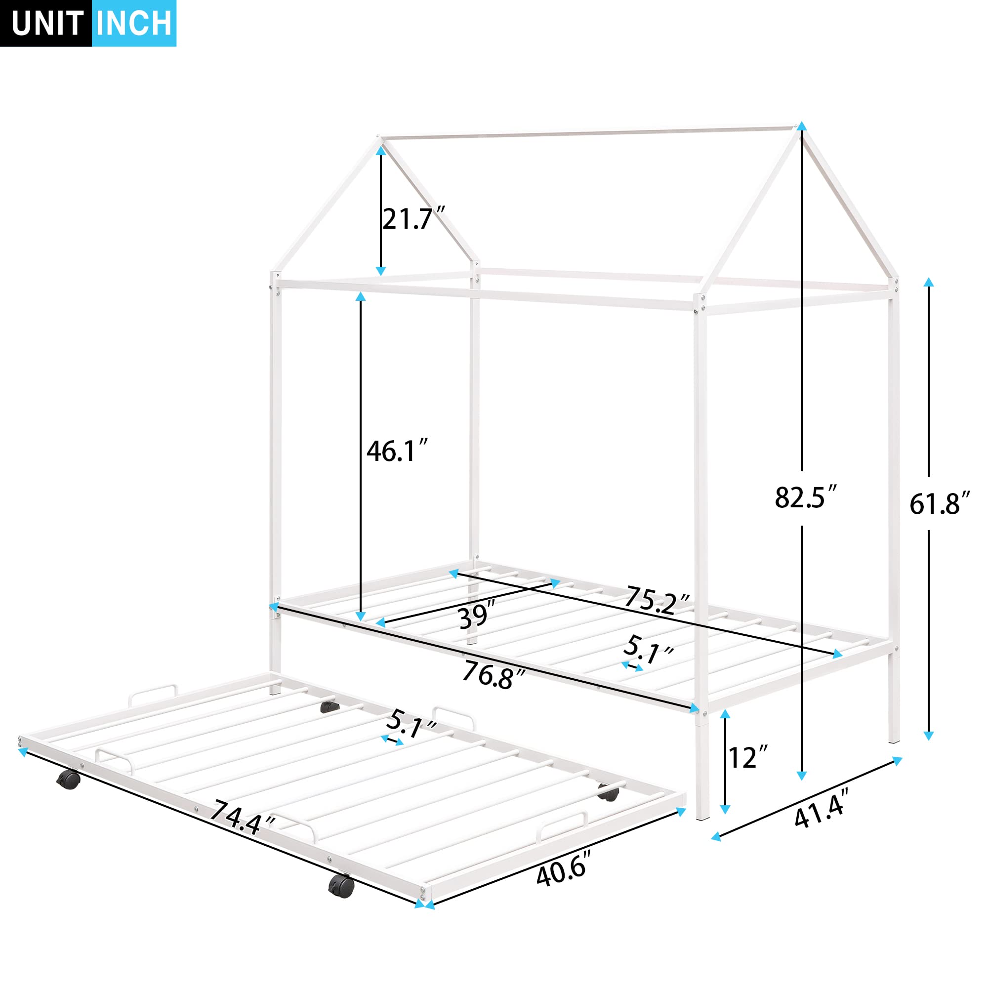 Twin Over Twin Floor Bunk Bed with Slide and Ladder,Solid Pine Wood Low Bunkbeds w/Safety Guardrails,No Box Spring Needed, Noise Free for Dorm, Bedroom, Guest Room(Grey)