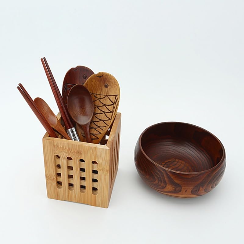 YFQHDD Chopsticks Holder Cutlery Organizer Tableware Drying Canister Kitchen Utensil Storage Bucket