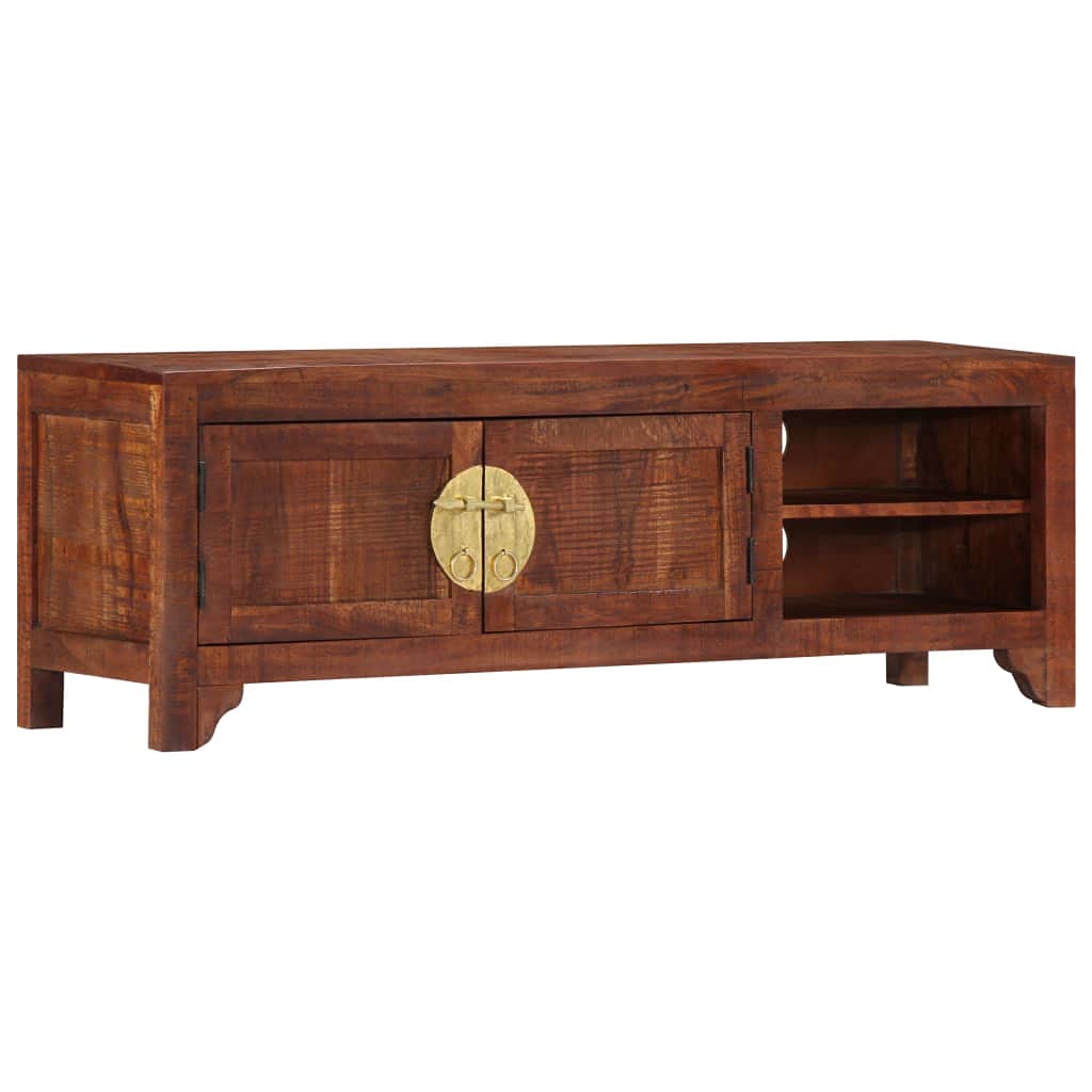 THYUOVAI TV Cabinet,Sideboard Lowboard Media Console Cabinet HiFi Cabinet Tv Table Suitable for Living Room,Bedroom,Closet,Hallway,Foyer,Office 47.2"x11.8"x15.7" Solid Acacia Wood