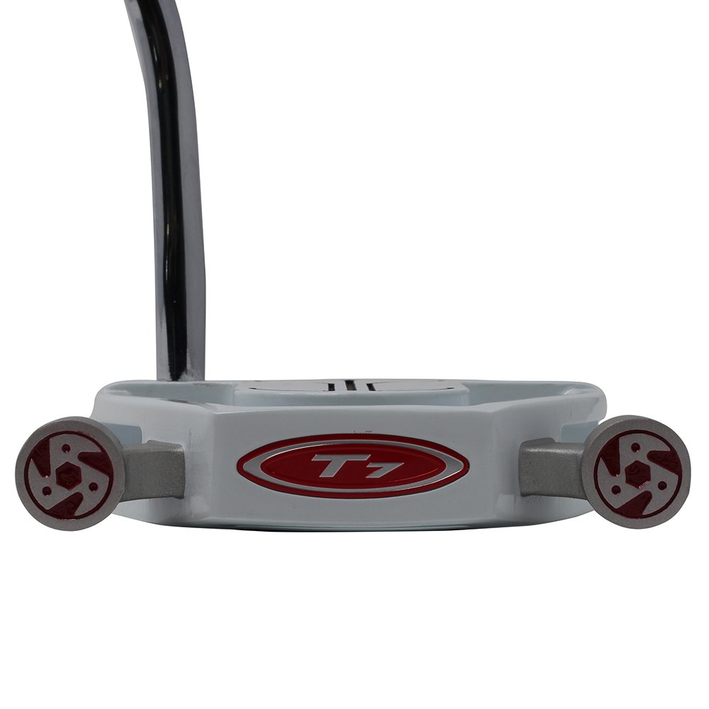 T7 Twin Engine White Mallet Golf Putter Right Handed with Alignment Line Up Hand Tool 35 Inches Men's Standard Length Perfect for Lining up Your Putts