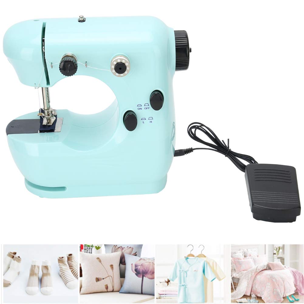 Table Sewing Machine Electric Household Mini Sewing Machine Compact Sewing Machine Portable Sewing Machine Miniature Sewing Machine (US Plug)