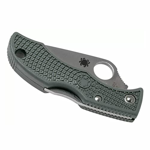 Spyderco Ladybug 3 Signature Knife with 1.9" VG-10 Steel Blade and Lightweight Foliage Green FRN Handle - PlainEdge - LFGP3