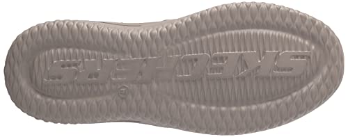 Skechers USA Men's Men's Delson 3.0-Ezra Leather Bungee Lace Slip On Sneaker, CDB, 11 X-Wide