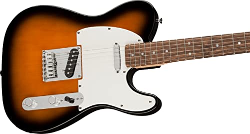 Squier Bullet Telecaster SS Electric Guitar, with 2-Year Warranty, Brown Sunburst, Laurel Fingerboard