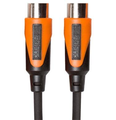 ROLAND RMIDI-B5 Black Series MIDI Cable. Straight DIN connectors, 5ft / 1.5m Length.
