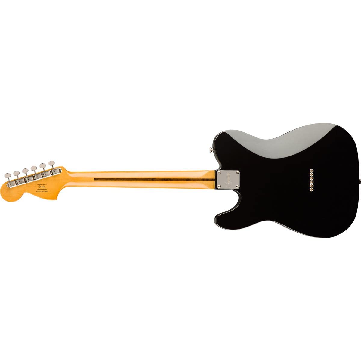 Squier Classic Vibe 70s Deluxe Telecaster Electric Guitar, Black, Maple Fingerboard