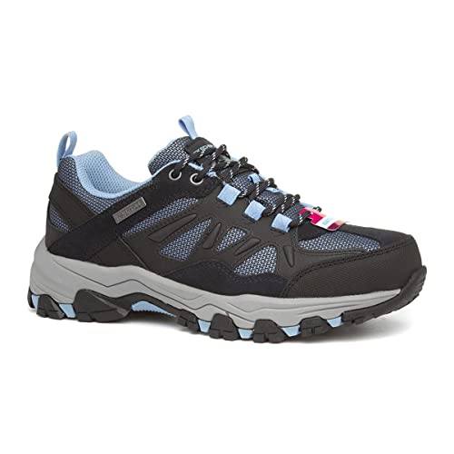 Skechers Women's Trail Hiker Hiking Shoe, Navy/Grey,11 M US