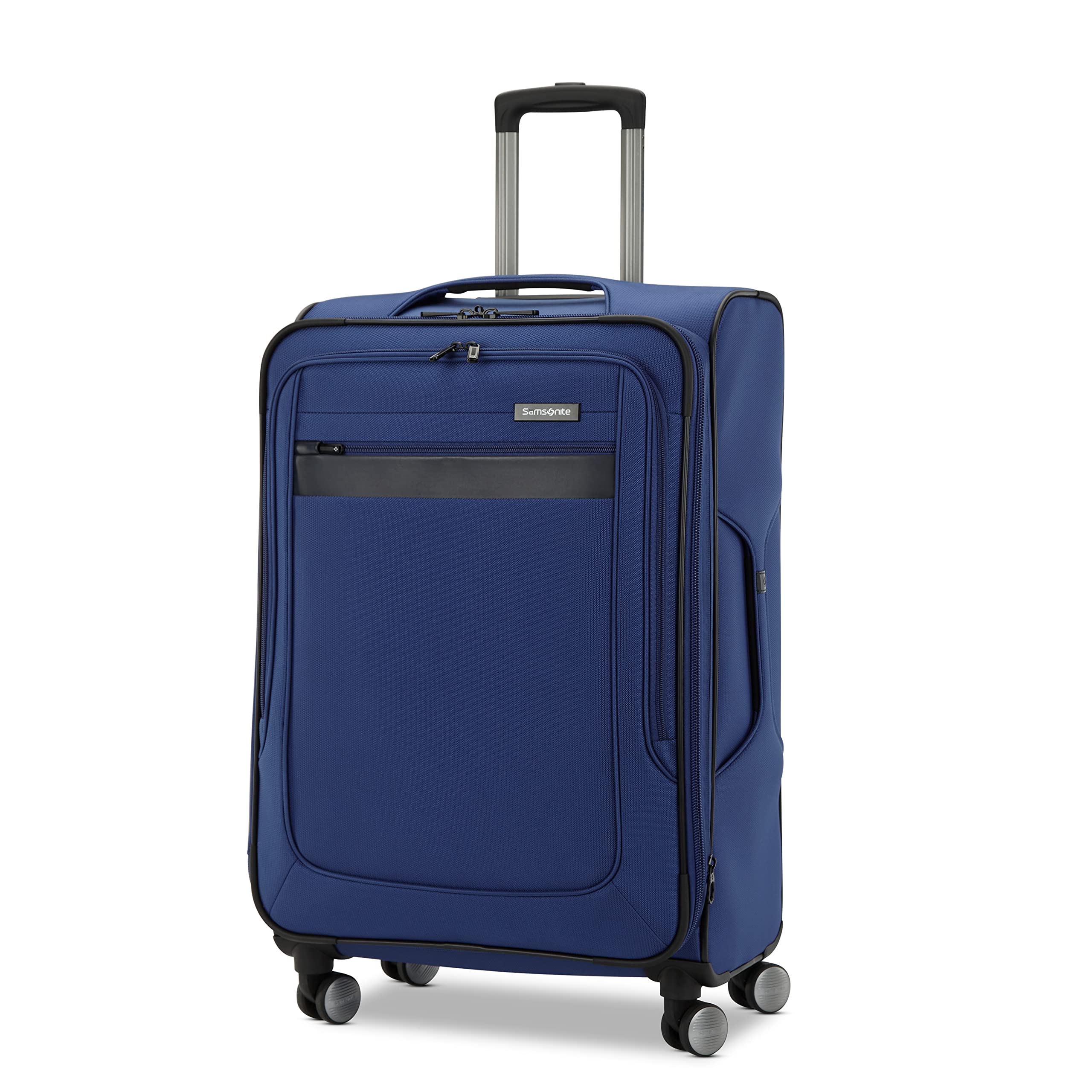 Samsonite Ascella 3.0 Softside Expandable Luggage with Spinners, Sapphire Blue, 2PC SET (Carry-on/Medium)