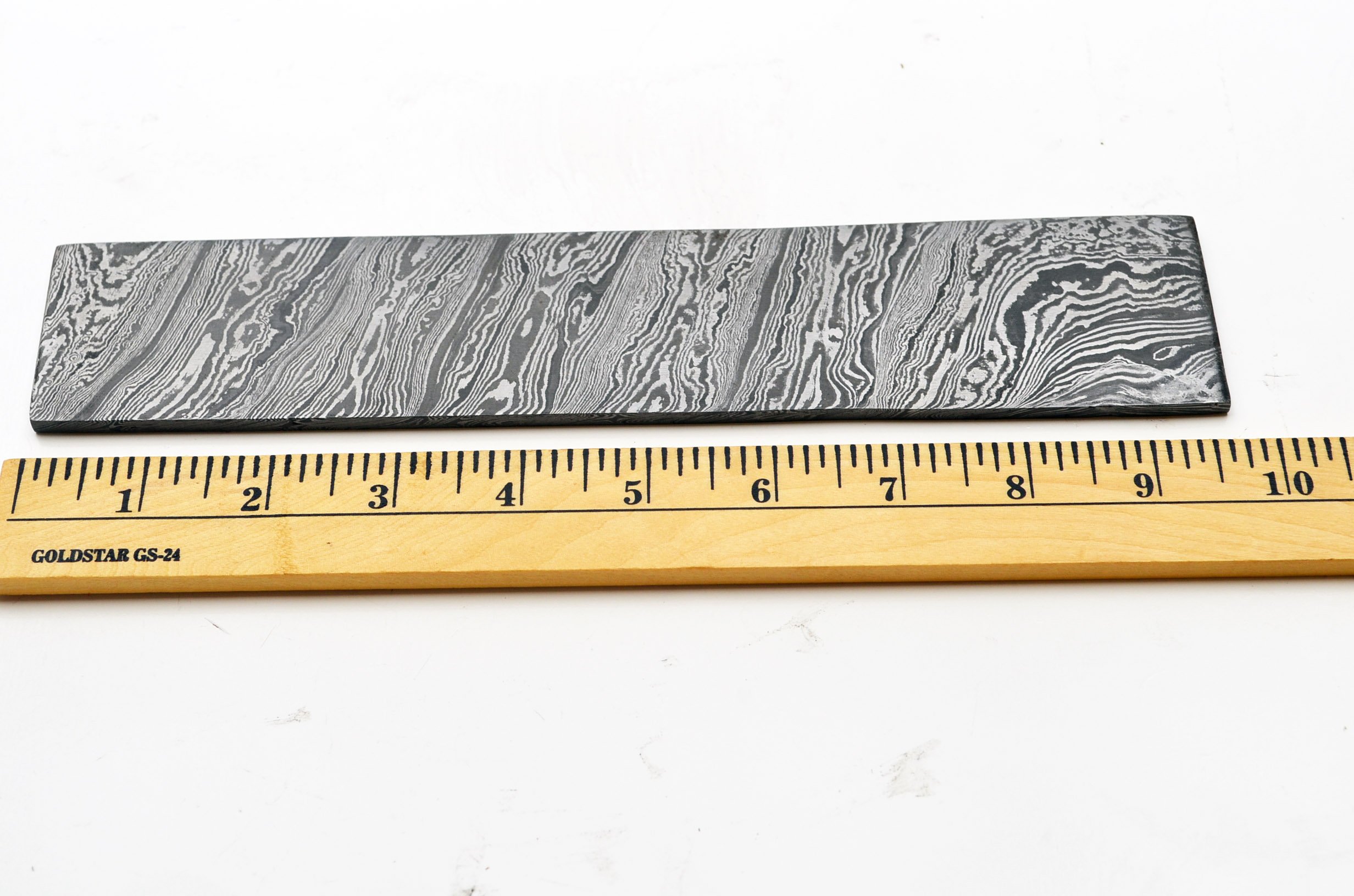 Whole Earth Supply Damascus Twist Twisted Billet Knife Making Knives Blank Blade Bar Steel Blanks Layers