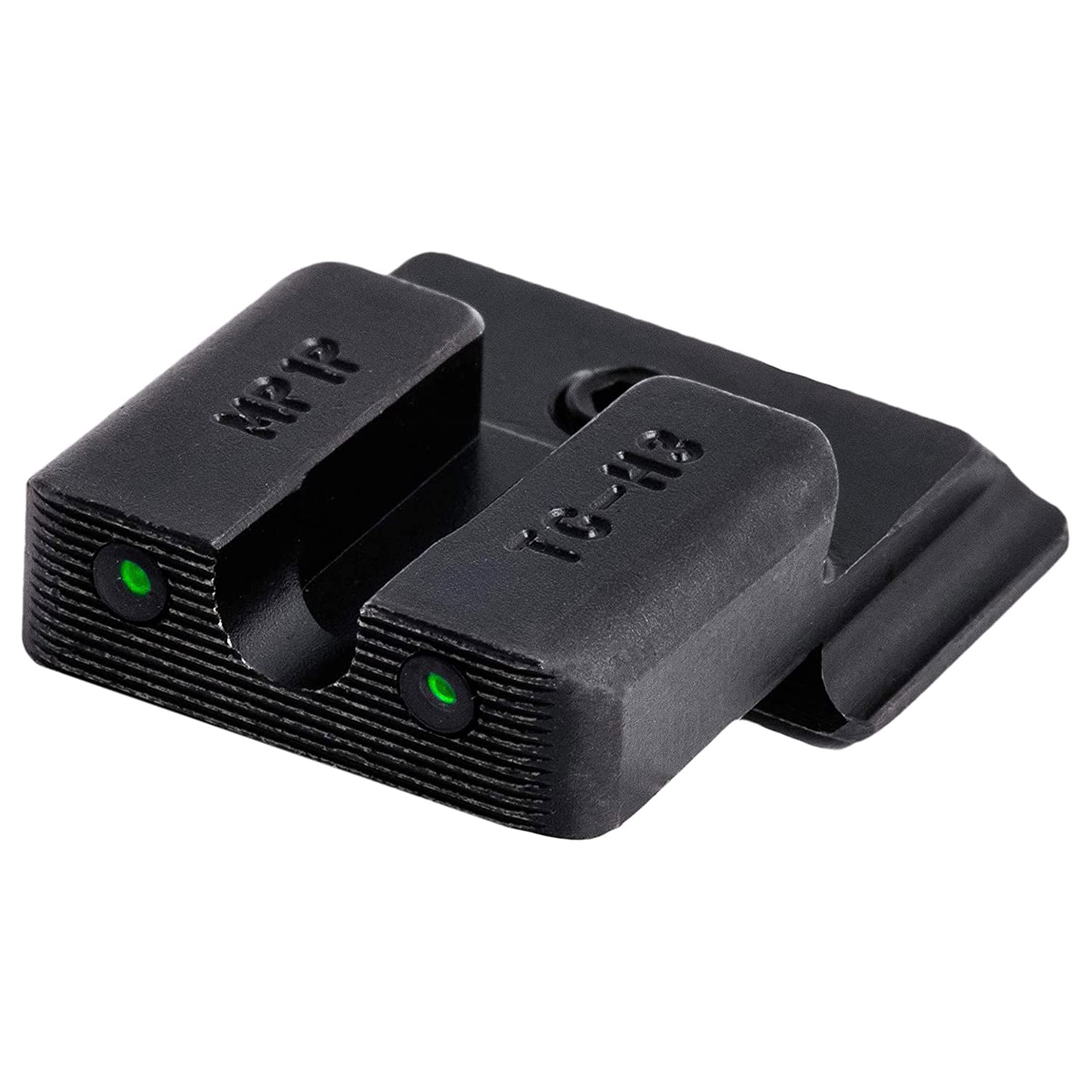 TruGlo TG-TG231MP1C Tritium Pro Glow in the Dark Night/Day Handgun Gun Sight w/ Orange Ring, Compatible w/ Smith &Wesson M&P Pistols, Black