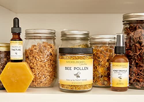 Raw Bee Pollen Granules - Complete Protein Superfood with Vitamins, Minerals & Antioxidants (3 Ounces)