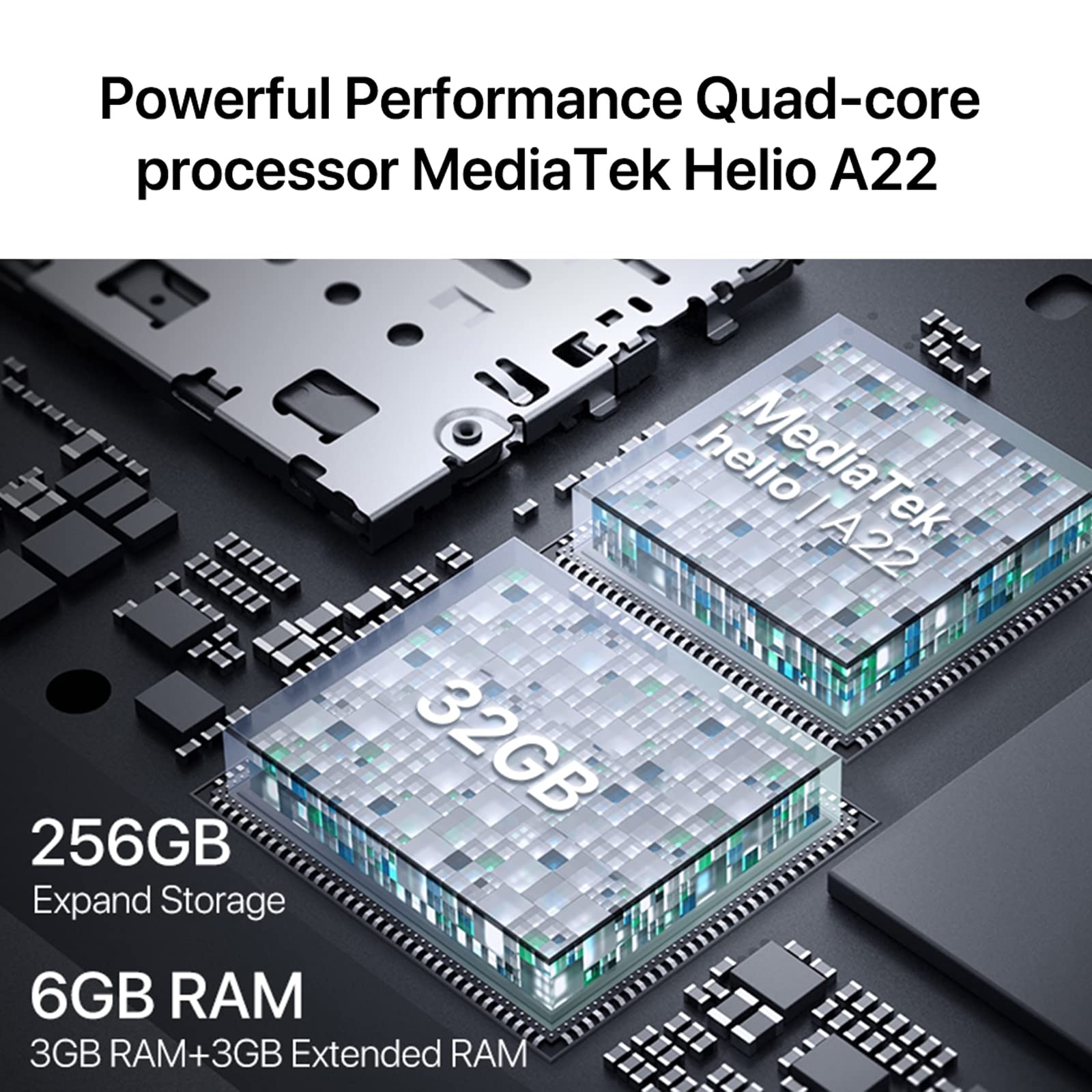 UMIDIGI C2 Unlocked Cell Phone, Android 13 5150mAh Battery with 6.52" Full Screen MediaTek Helio A22 Smartphone 3GB RAM+32GB ROM 256GB Expandable 13MP Camera Mobile Phone