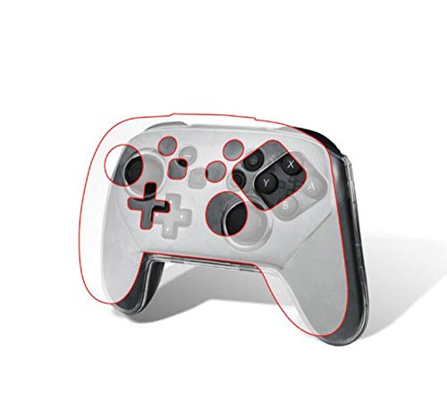 Transparent Clear Hard Crystal Case Protective Cover Shell Skin for Nintend Switch Pro Controller Gamepad Protector