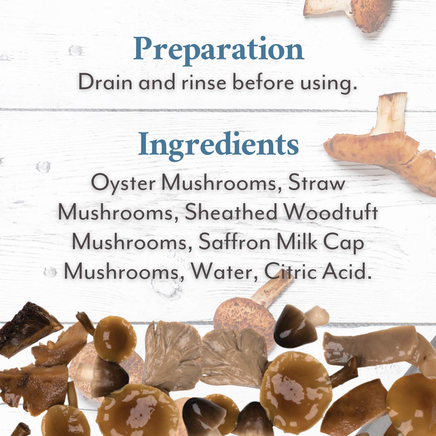Roland Foods Premium Canned Wild Forest Mushrooms, 14.1 Ounce Can, Pack of 4