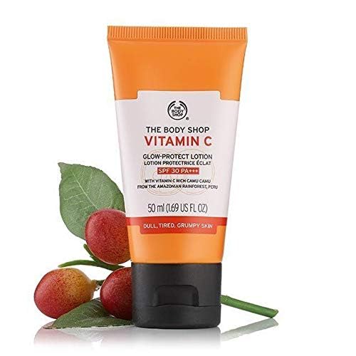 The Body Shop Vitamin C Glow Protect Lotion SPF 30, 1.69 Fluid Ounce