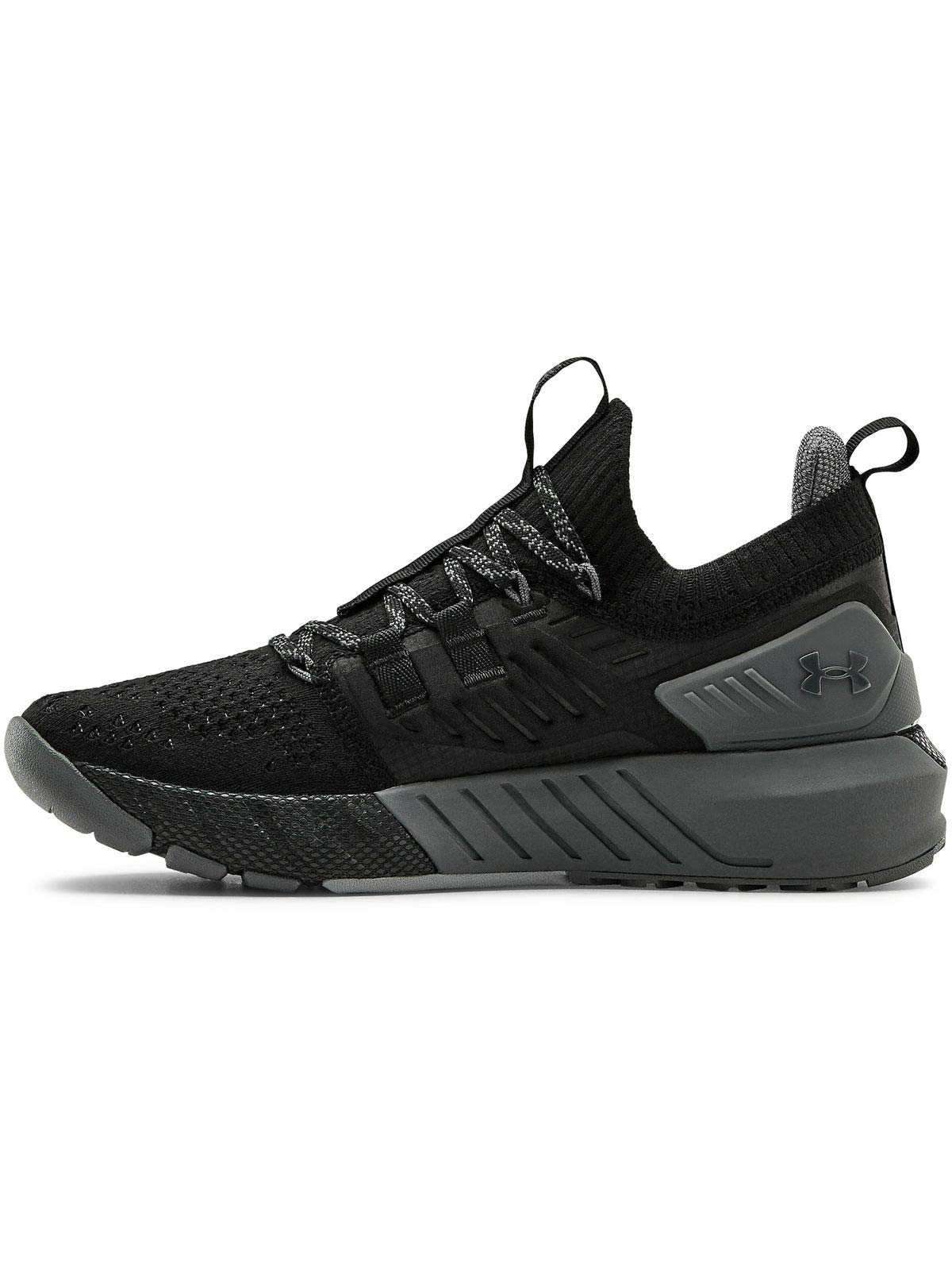 Under Armour Womens Project Rock 3 Training Shoe, Black, 8 US