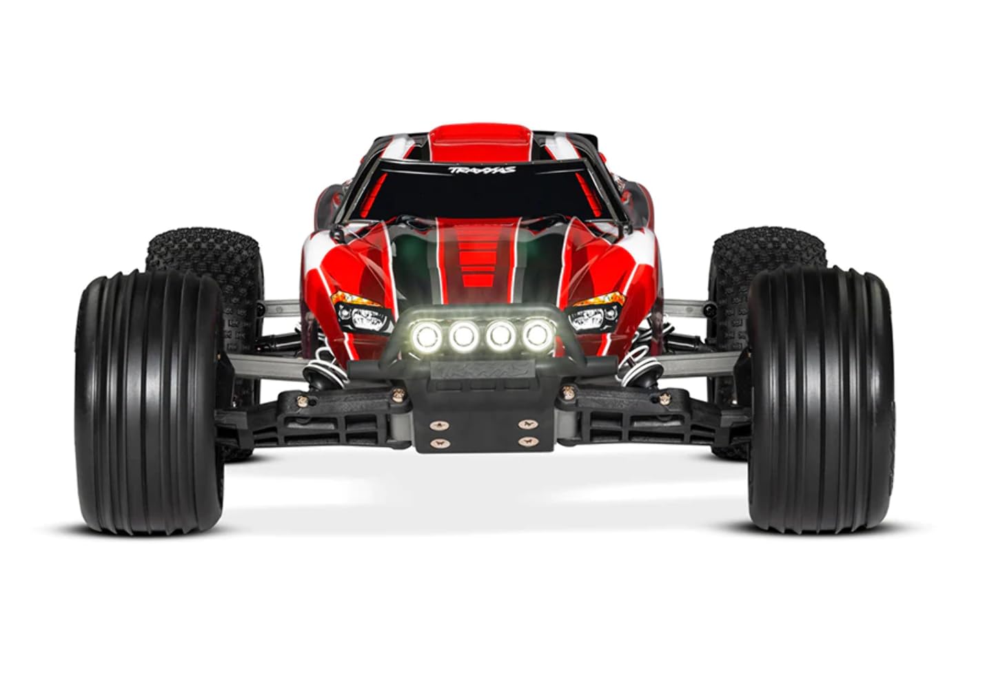 Traxxas 370541REDX Rustler : 1/10 Scale Stadium Truck