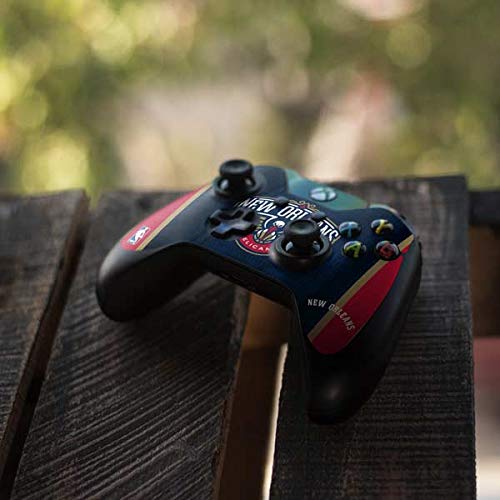Skinit Decal Gaming Skin compatible with Xbox One Controller - Officially Licensed NBA New Orleans Pelicans Jersey Design