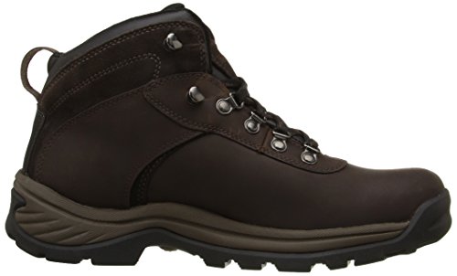 Timberland mens Flume Mid Waterproof Hiking Boot, Dark Brown, 8.5 US