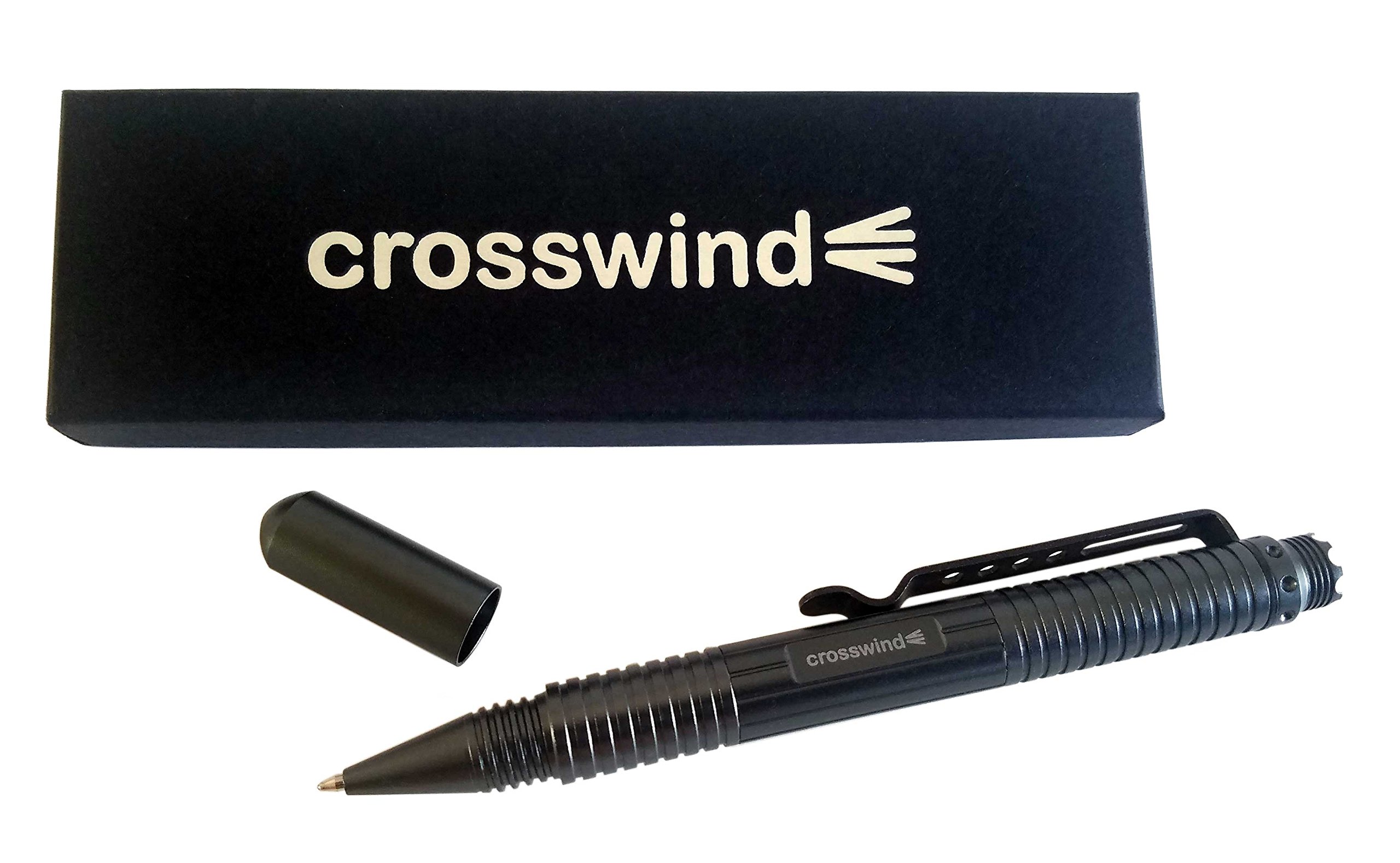 Tactical Professional Pen for Police, Military and Law Enforcement Professionals with Removeable Cap with Gift Box (Charcoal Black)