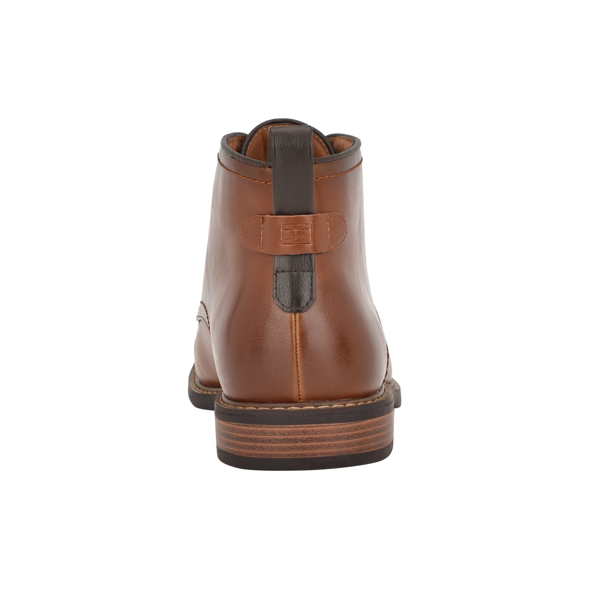 Tommy Hilfiger Men's Veryl Boot, Medium Brown Burnished 110, 13M