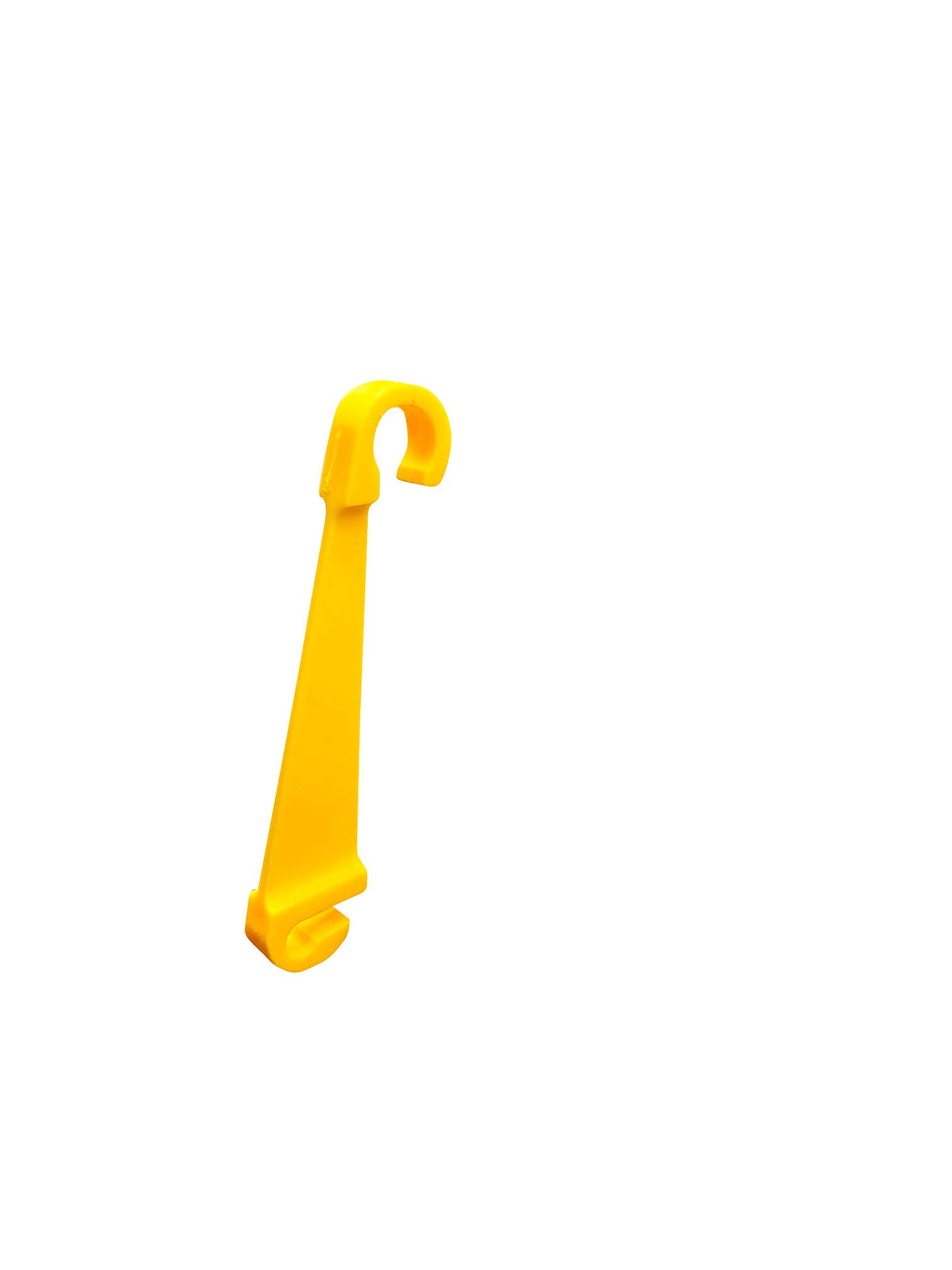 Sure SITE Clay Pigeon Target Hangers 50-Pack. Small, Lightweight, Reusable with Hooks on Each End. Attach to Fence, Line. Orange for Excellent Visibility. Holds Clay Targets, Water Balloons, Cans