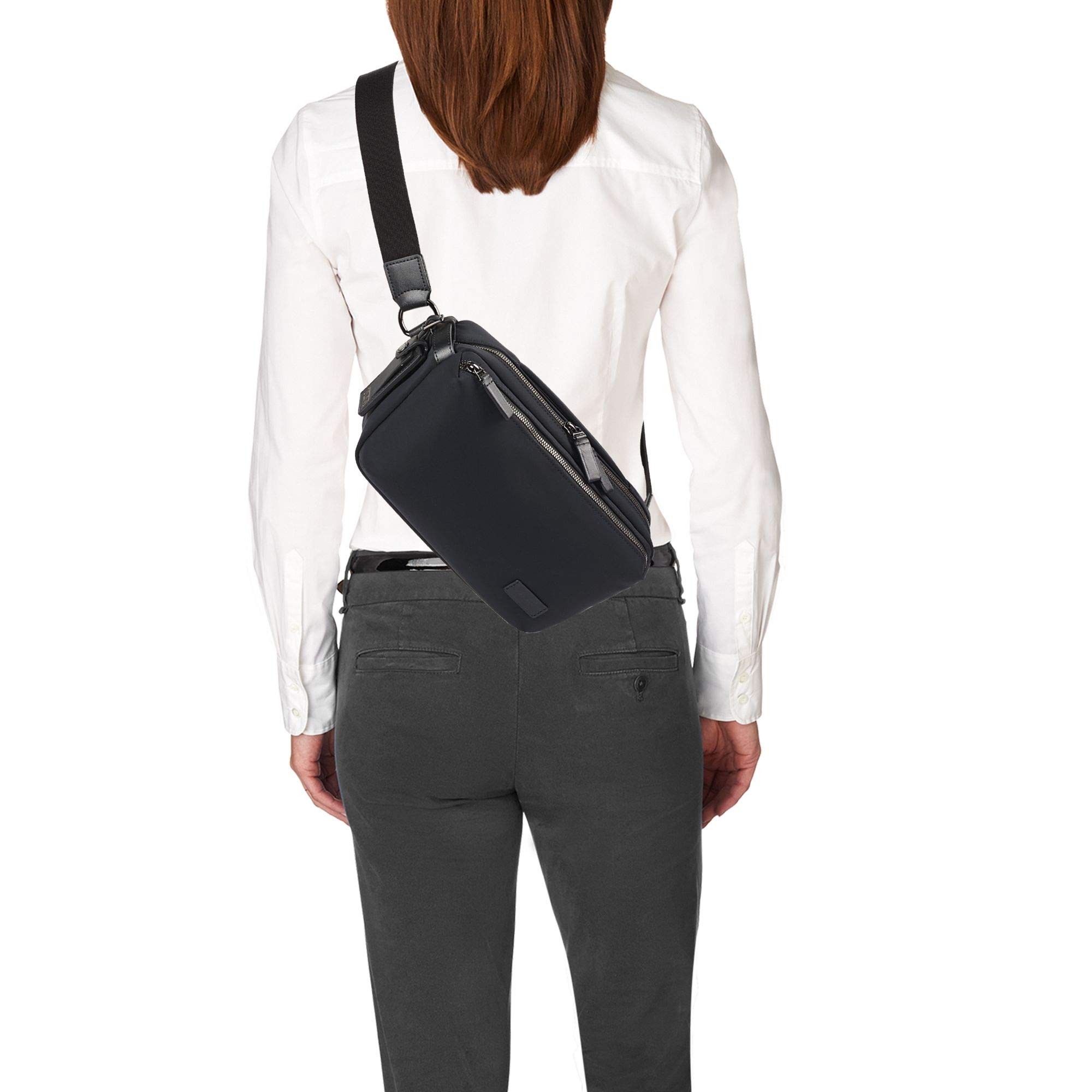 TUMI - Harrison Daniel Utility Pouch Waist Pack - Crossbody Bags for Men and Women - Black