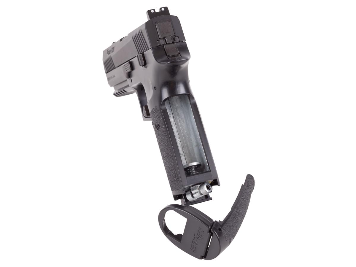 SIG SAUER P320 CO2 Semi-Auto Chambered in .177 Caliber, 12 Gram, 30 Round Blowback Next-Generation Pellet Gun Air Pistol, Black