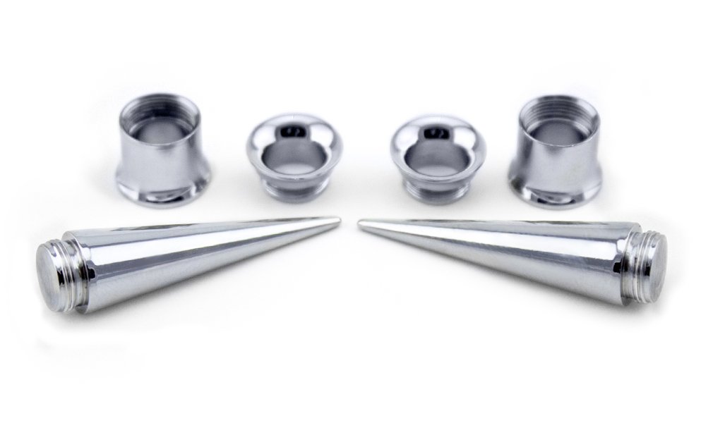Urban Body Jewelry 1 Gauge (7mm) Stainless Steel Taper & Tunnel Ear Stretching Kit (6 Pieces)