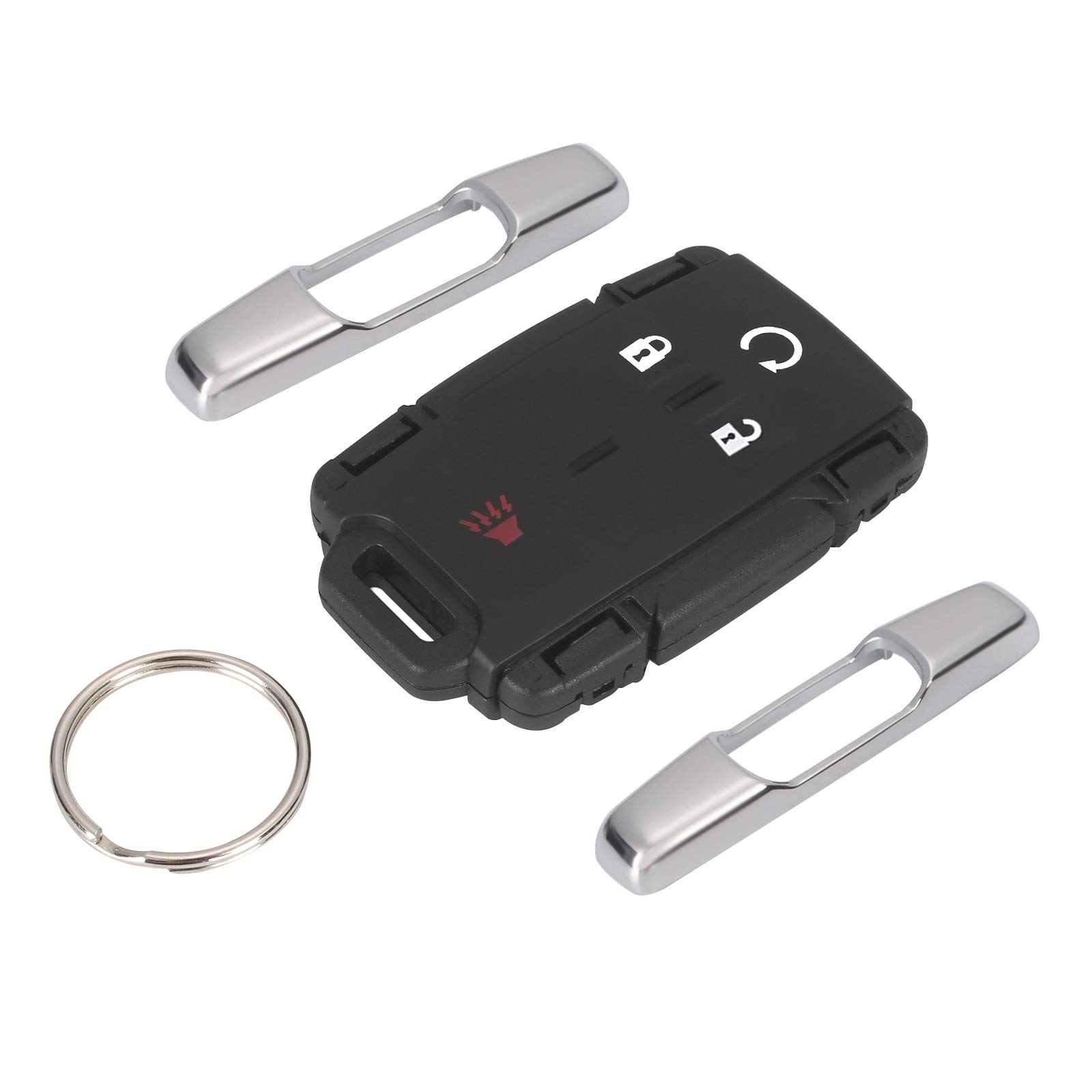 YORKING Replacement Remote Control Key Fob, Keyless Entry Key Fob Case Fits Chevy Silverado Colorado GMC Sierra Canyon Car Key Housing Replacement for M3N-32337100 Casing Only