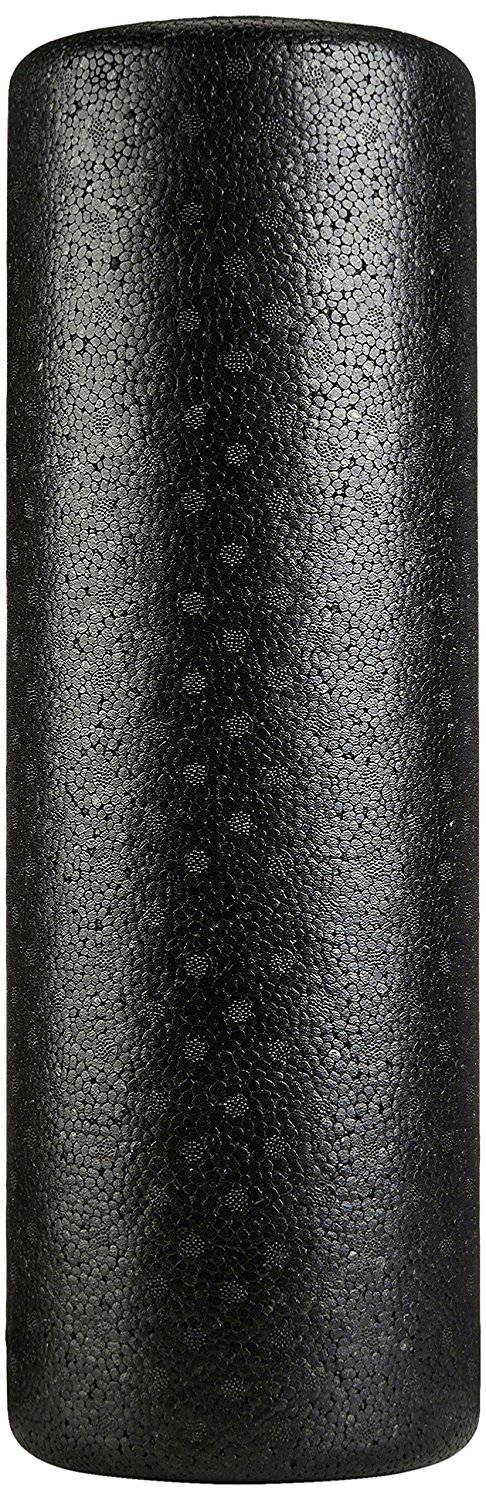 Signature Fitness High-Density Round Foam Roller for Exercise, Massage, Muscle Recovery, 18-Inch