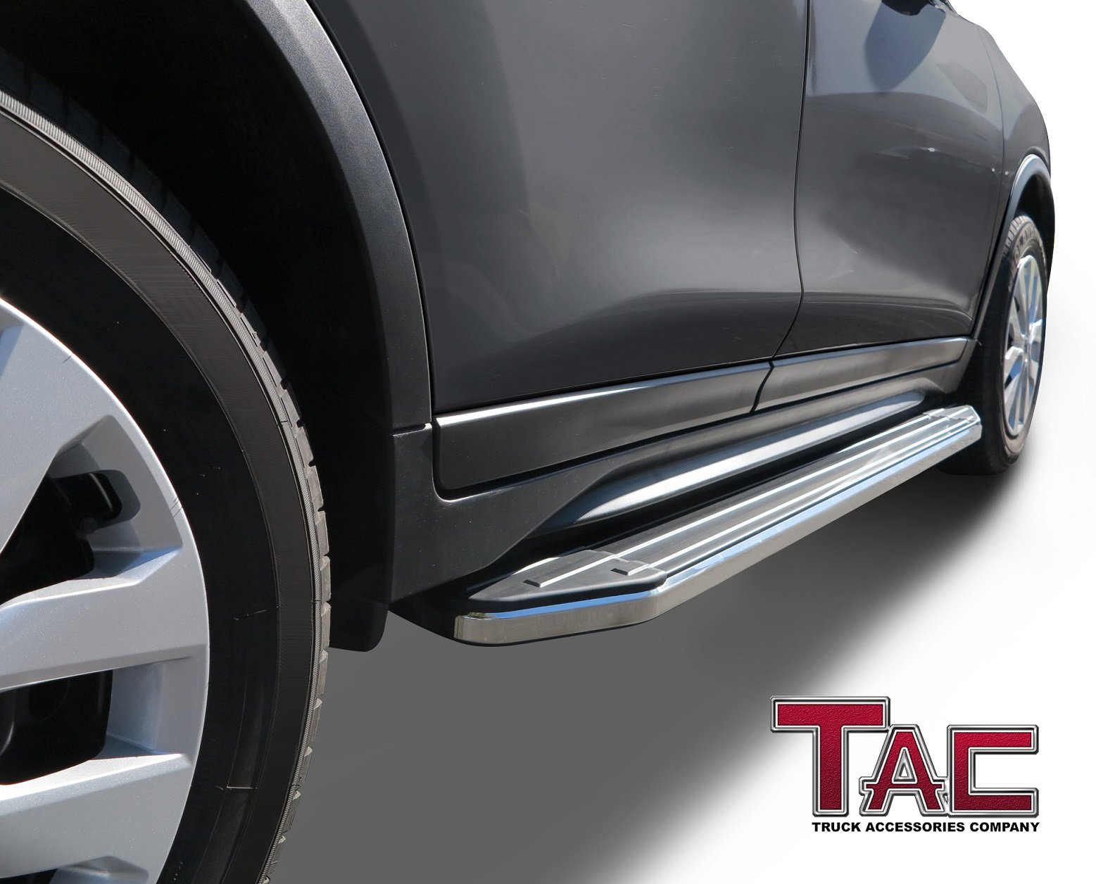 TAC Running Boards Fit 2011-2019 Ford Explorer SUV Aluminum Black Side Steps Nerf Bars Step Rails Truck Pickup Rock Panel Off Road Exterior Accessories (2 Pieces Running Boards)