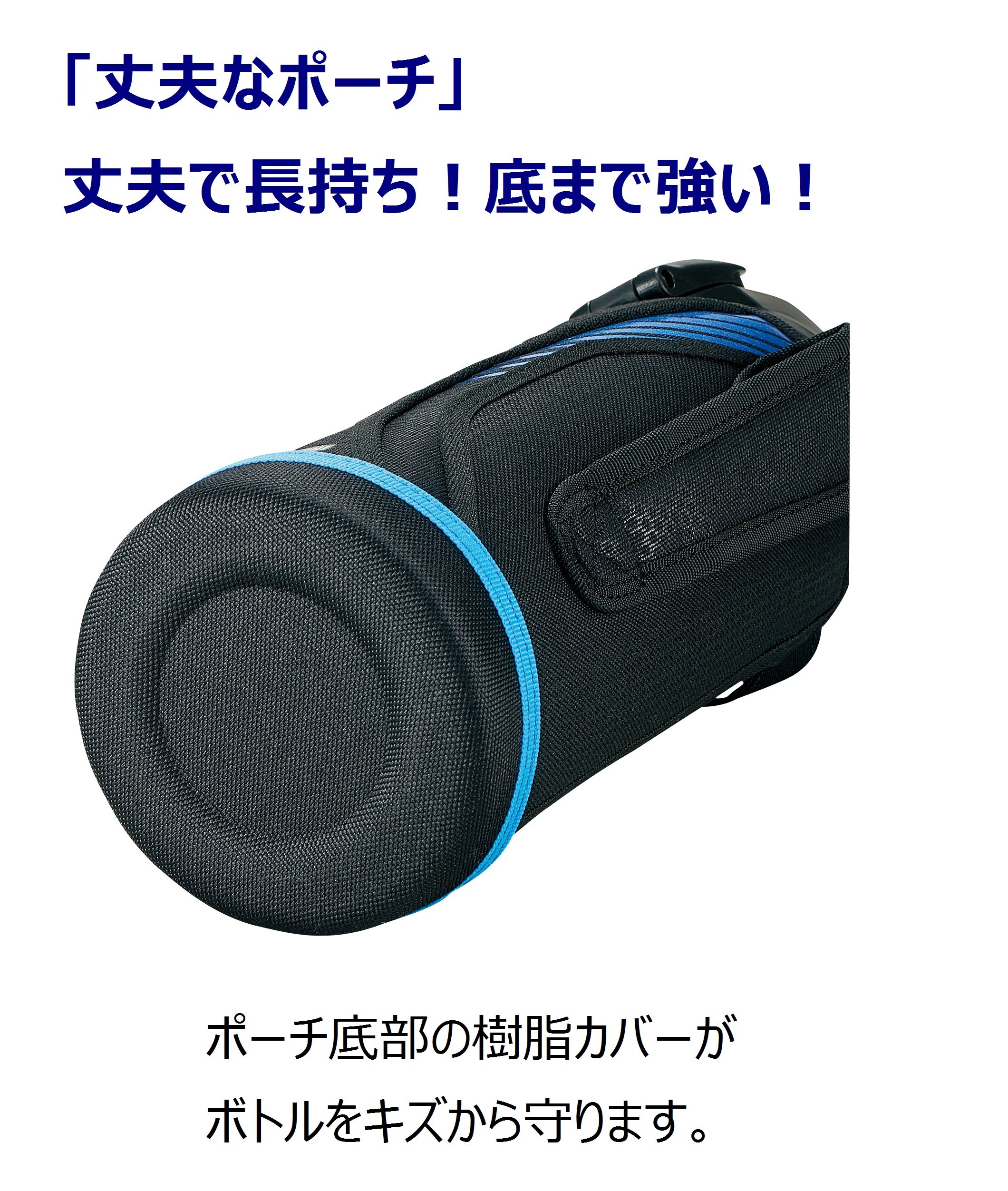 ZOJIRUSHI Water Bottle Straight drink Sports Type sutenresuku-rubotoru 1.0l Blue Black SD β bxl-fa10 β BB
