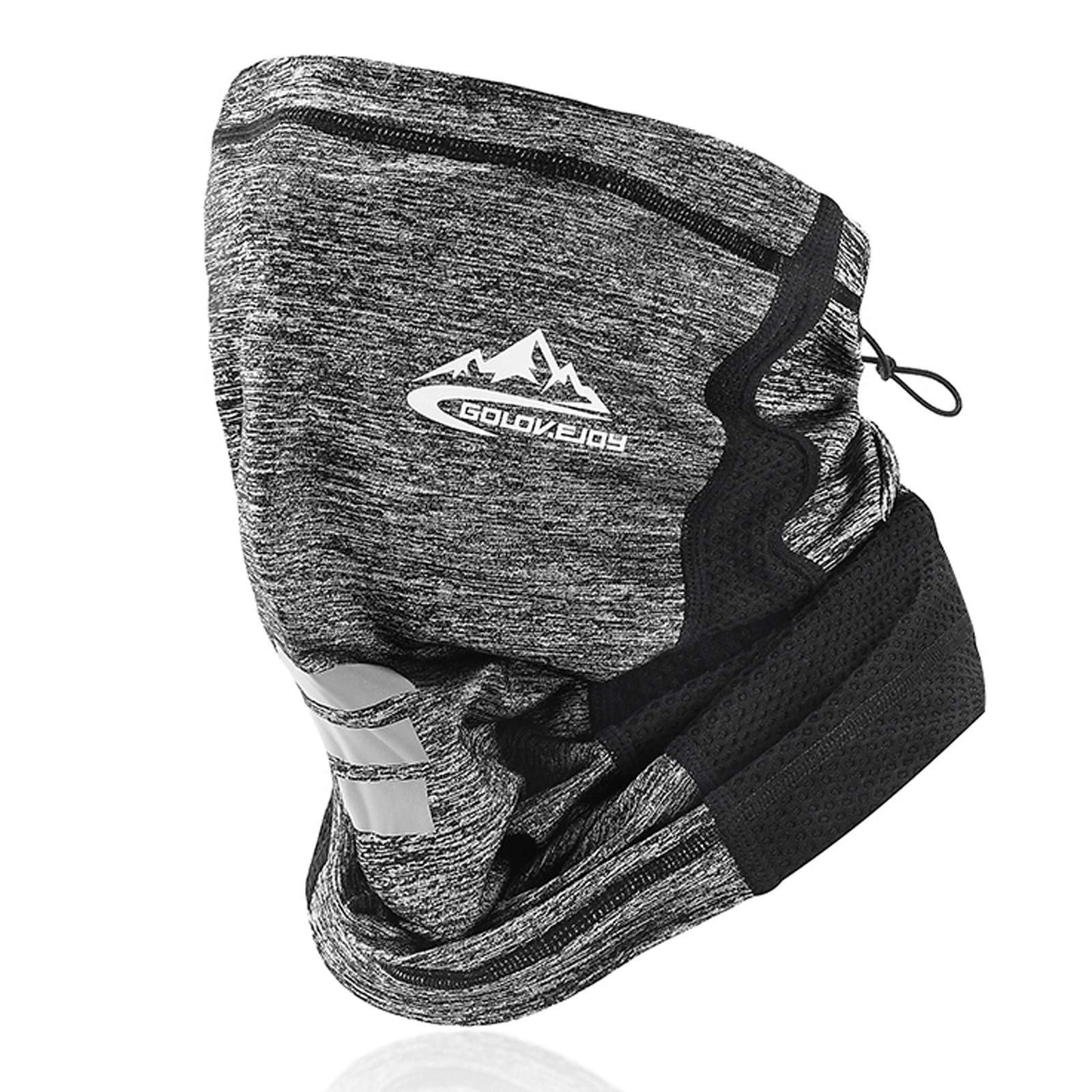 VOCALOL Summer UV Protection Elastic Balaclava Face Mask,Cooling Face Reusable Headwear Sports-Headbands Neck Gaiter (Gray)