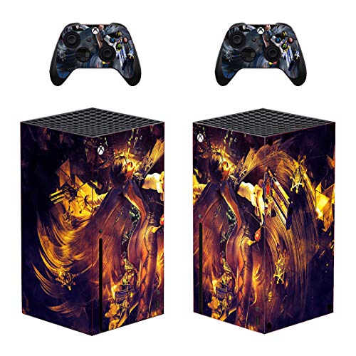Warrios Japan Decals Stickers Full Set Faceplate Skin for X-box-One-Series X Protection Kit by KAJAL MANI