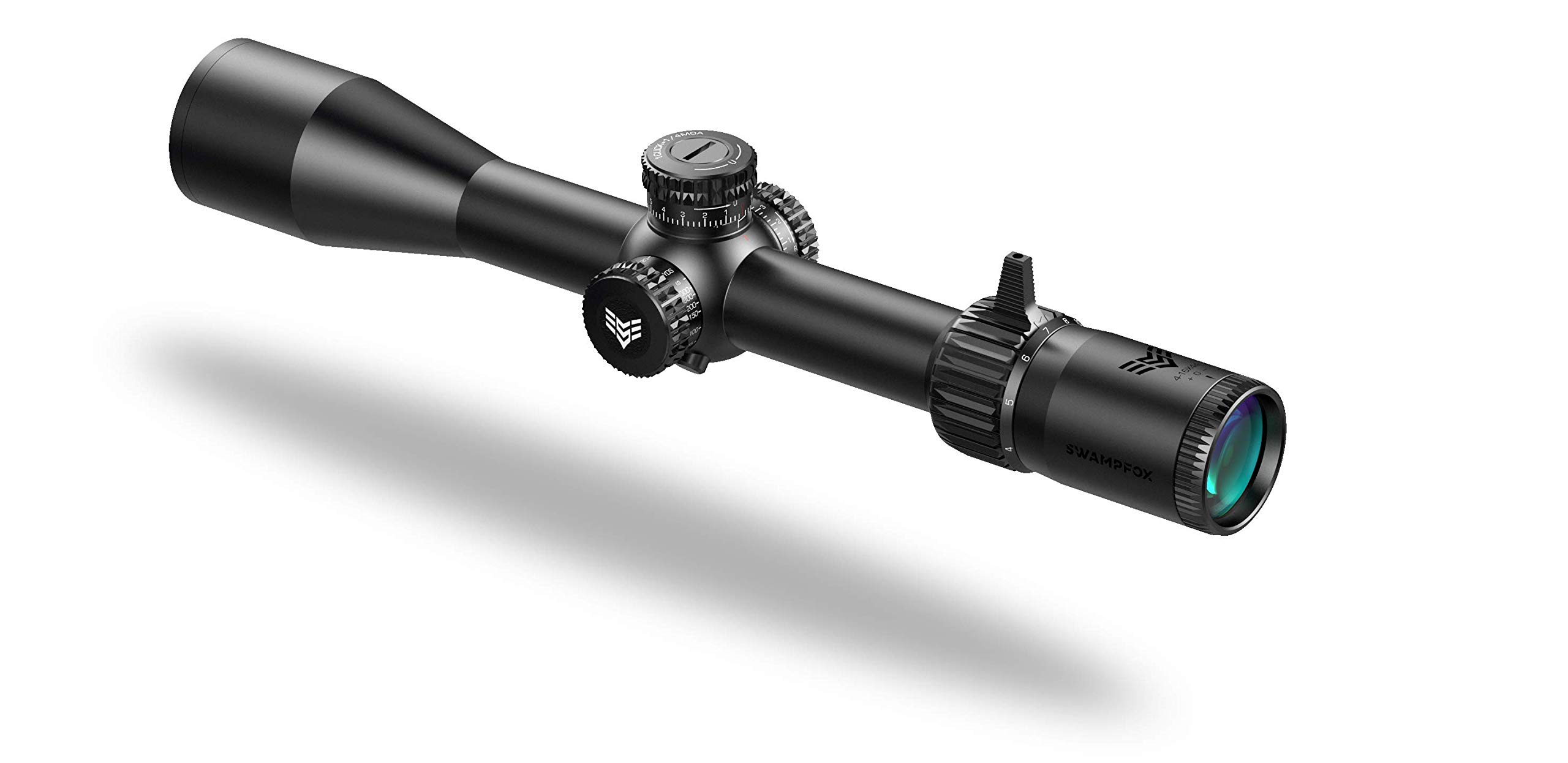 Swampfox Patriot FFP Precision Riflescope, 4-16x44 MOA Non Illuminated 30mm
