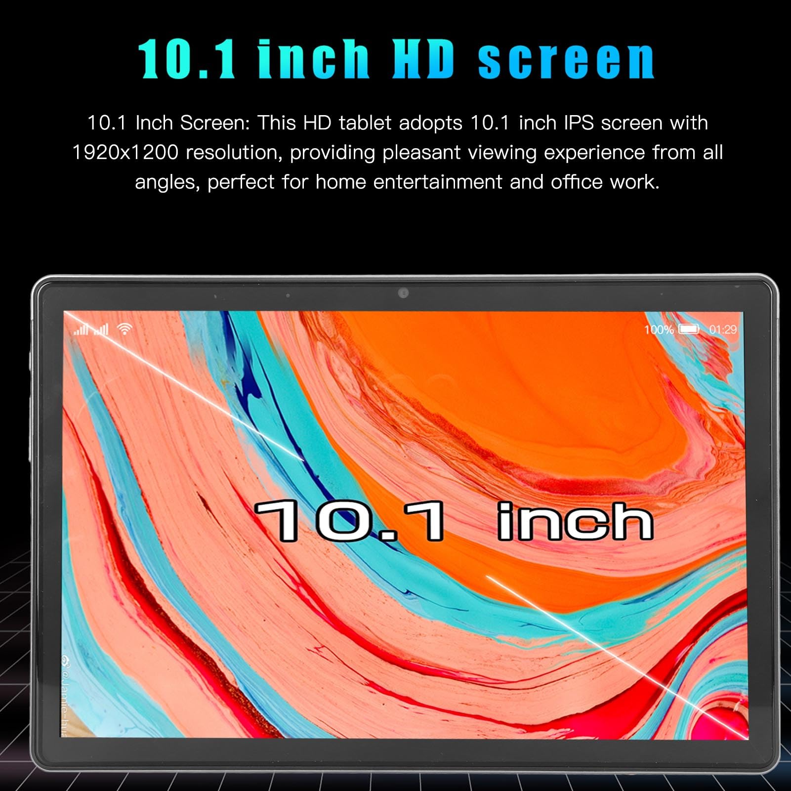 Yoidesu 10.1 Inch Tablet,Android 12 Tablet, 12GB RAM 256GB ROM,8800mAh Battery, IPS HD Touchscreen 8MP+20MP Camera, WiFi (Lilac)